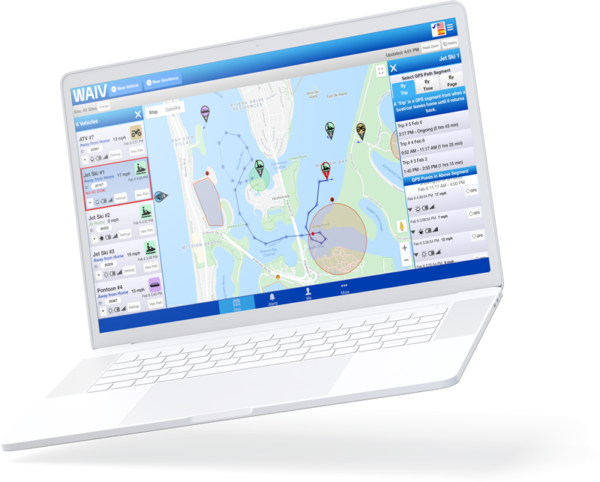 Intelligent GPS tracking for Boat and Jet-Skis - WAIV