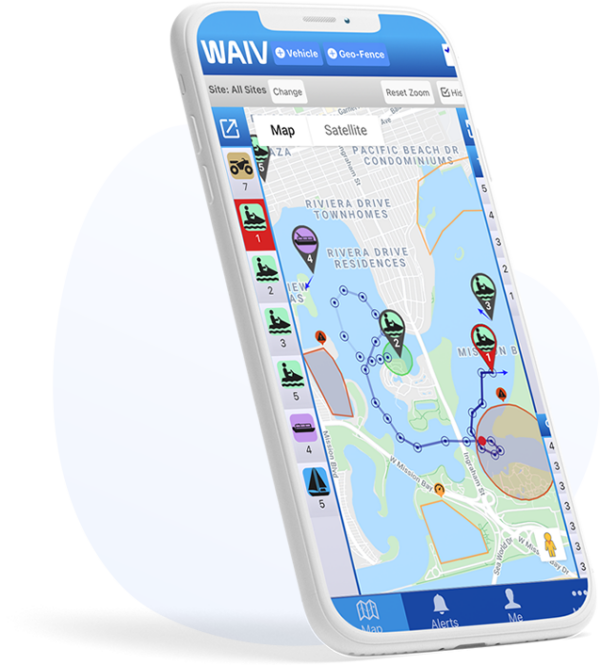 Intelligent GPS tracking for Boat and Jet-Skis - WAIV